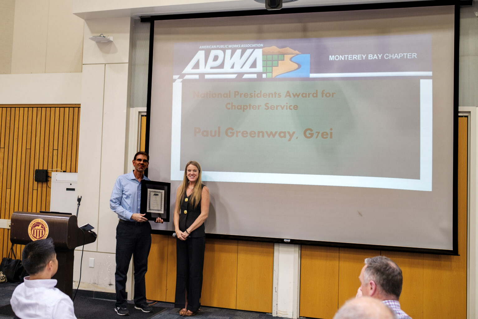 January Awards Ceremony – APWA Monterey Bay Chapter